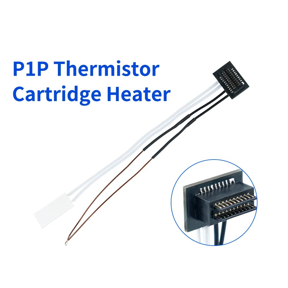 P1P термистор P1S керамический картриджный нагреватель 2510 5 В охлаждающий вентилятор для X1 X1-Carbon P1S P1P 3D-принтер Hotend