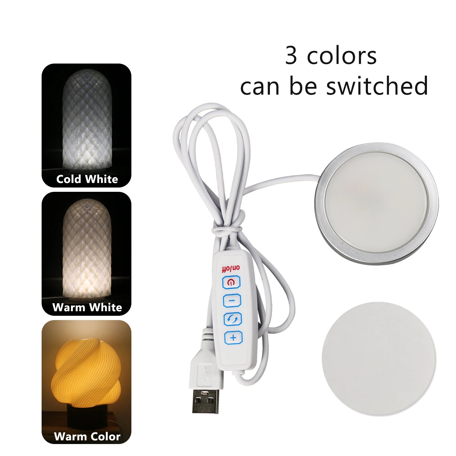 LED лампа JUUPINE 3pcs, 3 цвета