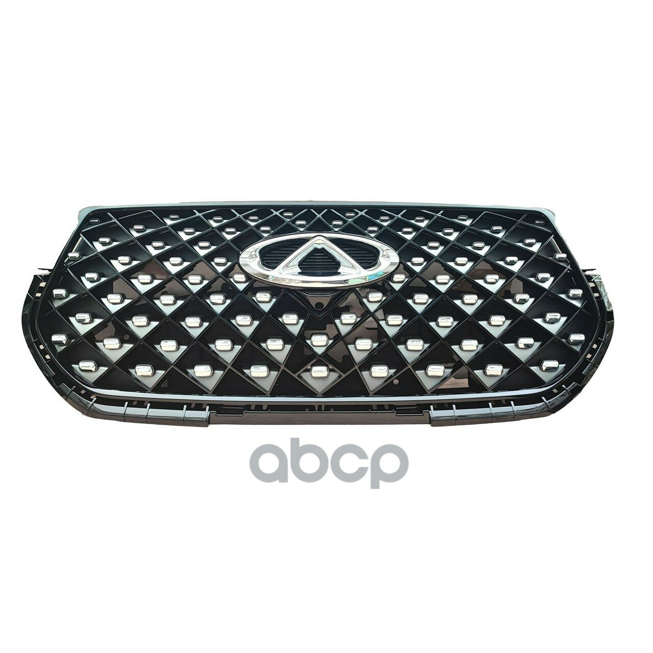 Решётка радиатора передняя без отверстия для камеры CHERY арт. 602001339AA