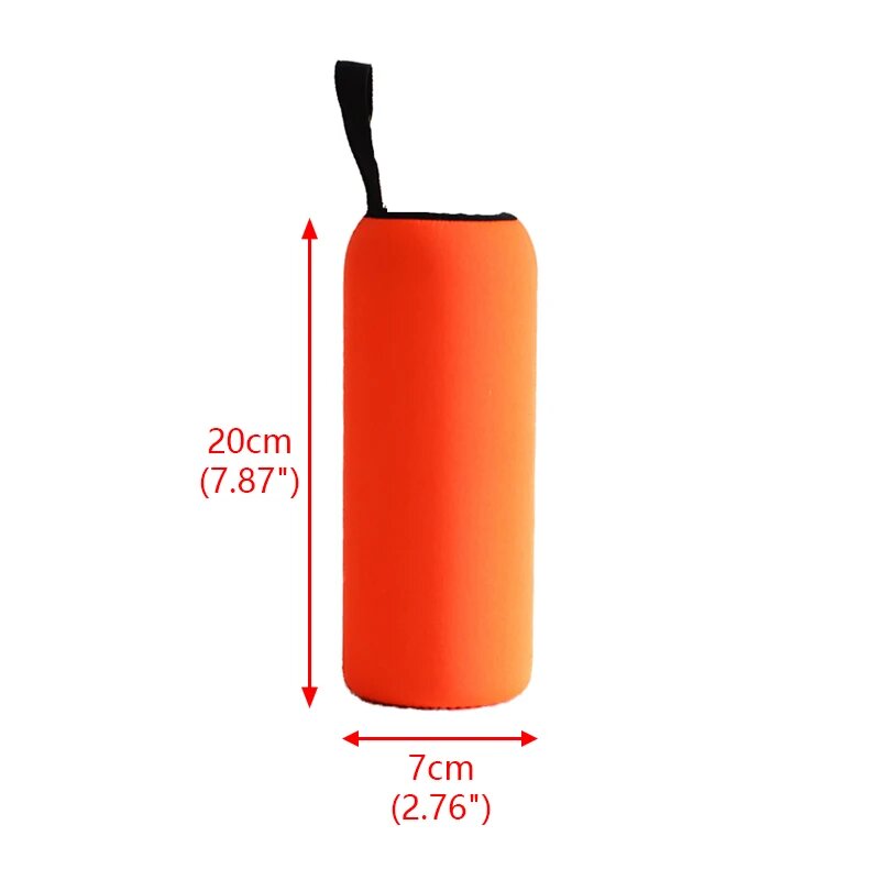 Неопреновый чехол для бутылки Hoshizora Оранжевый, 20x7 cm Orange