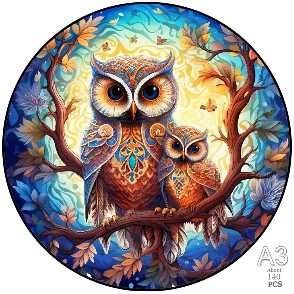 Деревянные 3D пазлы животные TT-YPAN-213-A3