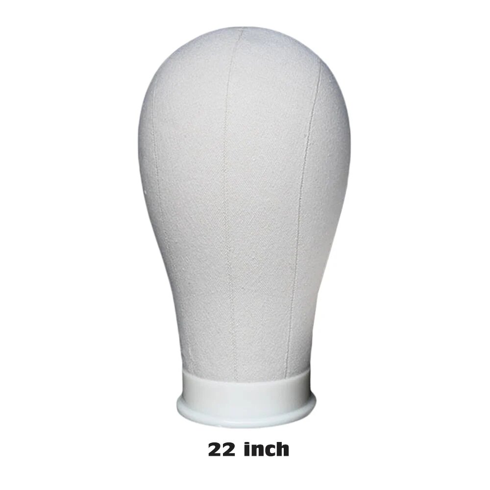 Манекен для париков, холщовый, 22 inch, only head
