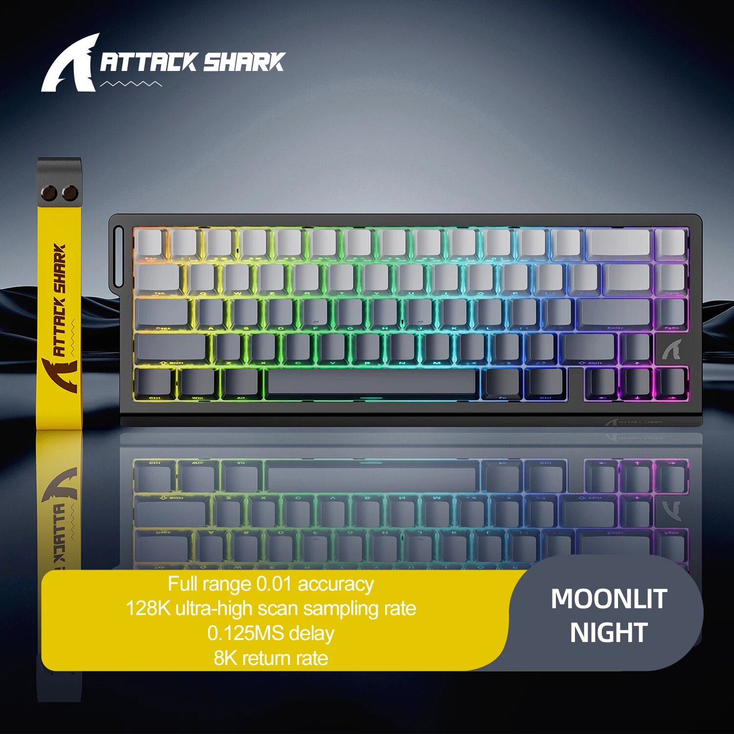 Attack Shark X68HE Проводная игровая клавиатура MoonNight Keyboard