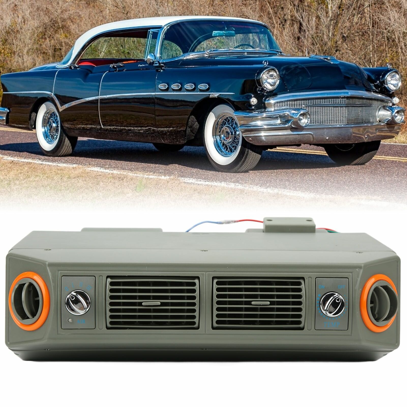 Испаритель кондиционера, 3 скорости, под панелью, DC24V 4A, для авто, фургонов, кемперов