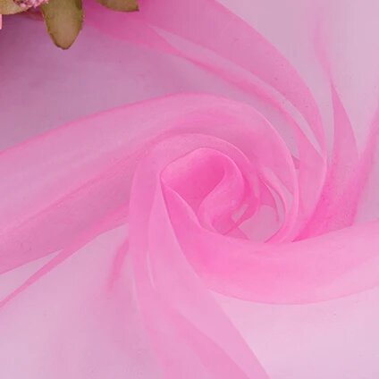 15-цветная прозрачная ткань из органзы, украшение для свадьбы, дня рождения, шитье своими руками, фантрик