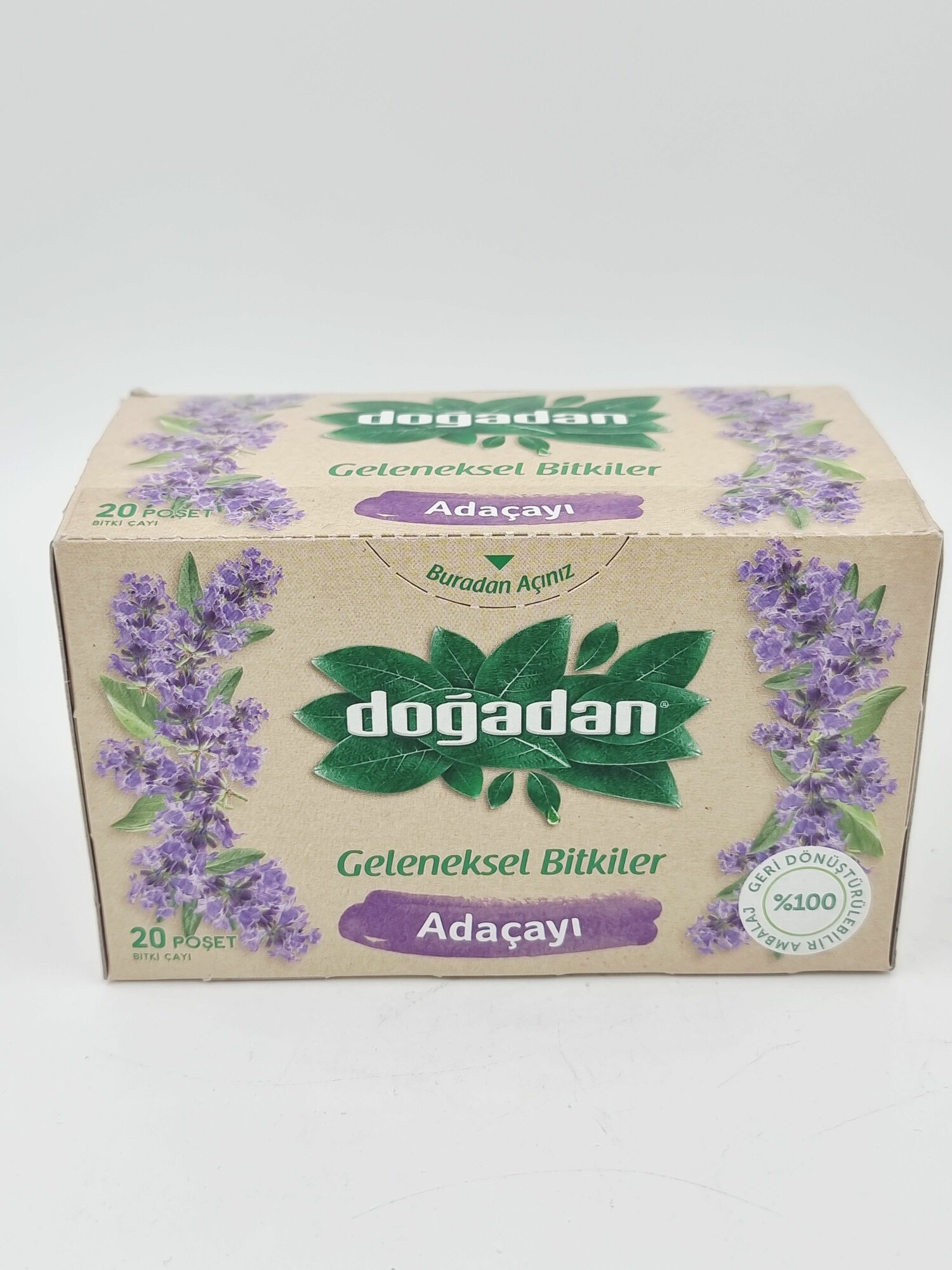 DOGADAN Травяной чай Шалфей в пакетиках 1 уп. 26 г (20 пакетиков по 1,3 г) (Турция)