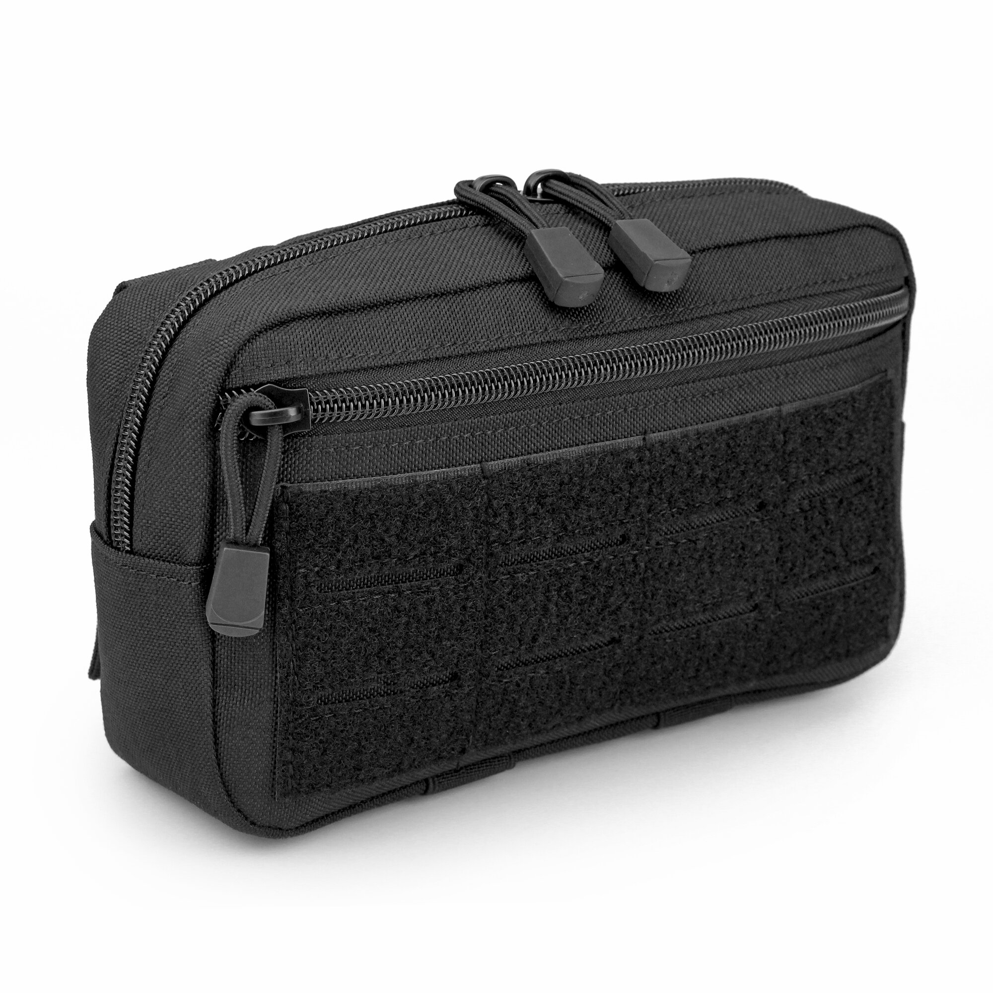 Тактический подсумок с системой Molle, горизонтальный, черный