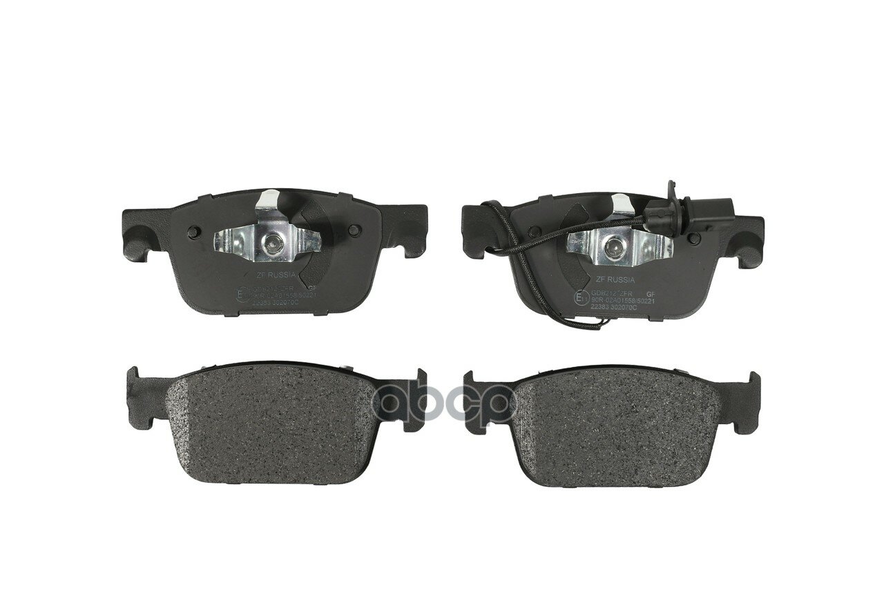 К-т дисков. тормоз. колодок ZF Russia арт. GDB2127ZFR