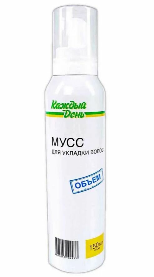 Мусс для укладки волос Каждый день Объем сильной фиксации, 150 мл