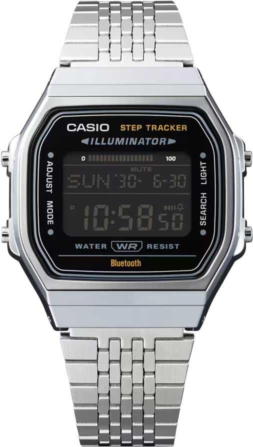 Наручные часы CASIO, черный/серебристый — фото 1