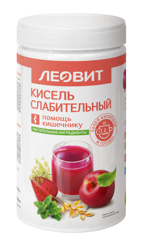 Леовит кисель слабительный 400 гр