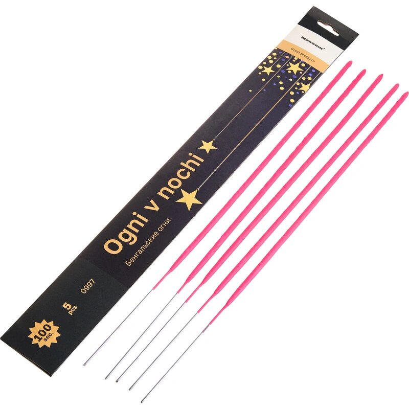 Свеча Бенгальские огни 40см. Арт.0997