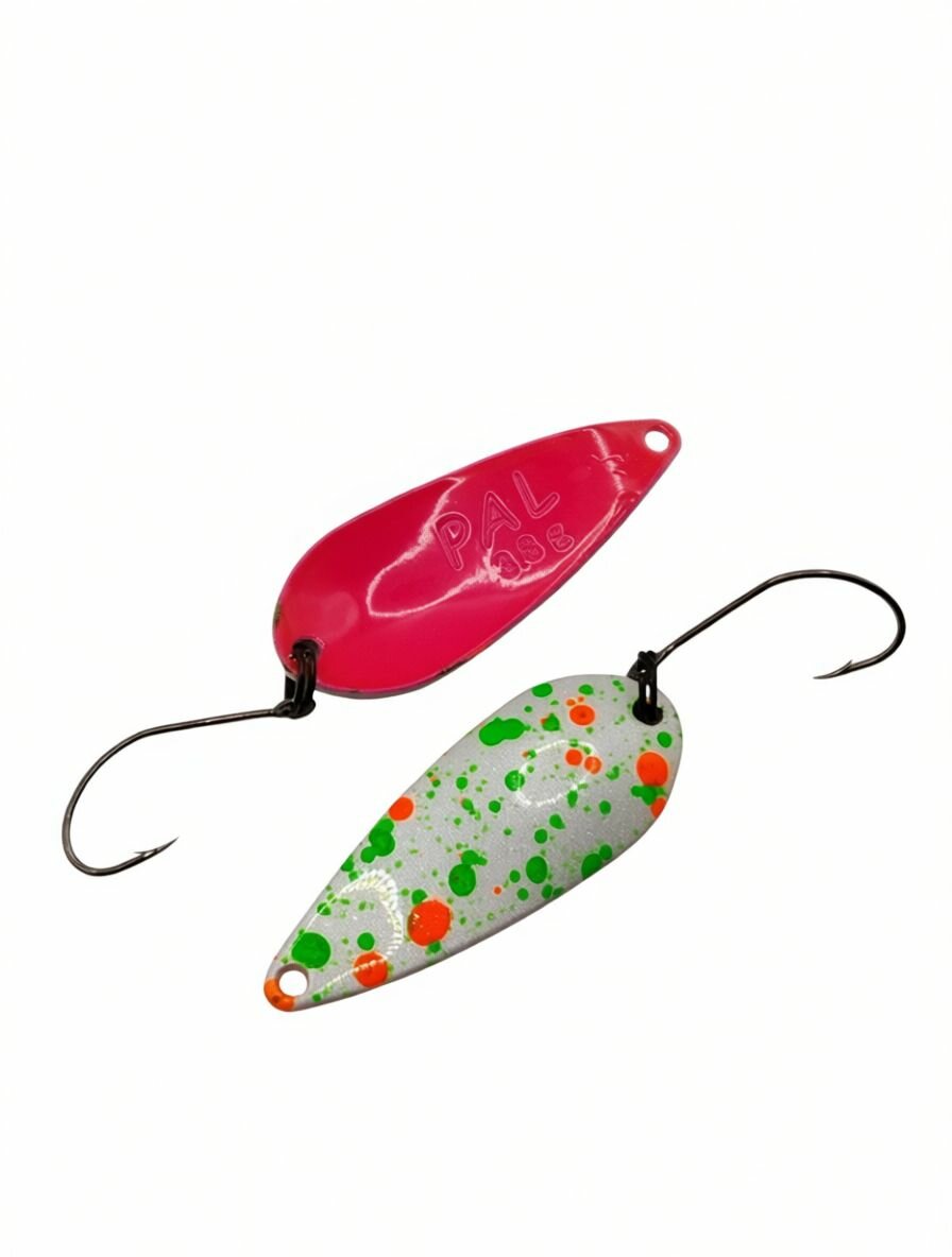 Блесна FOREST PAL Limited 35 мм UV 3.8 г воблер-блесна для щуки, окуня, судака и жереха