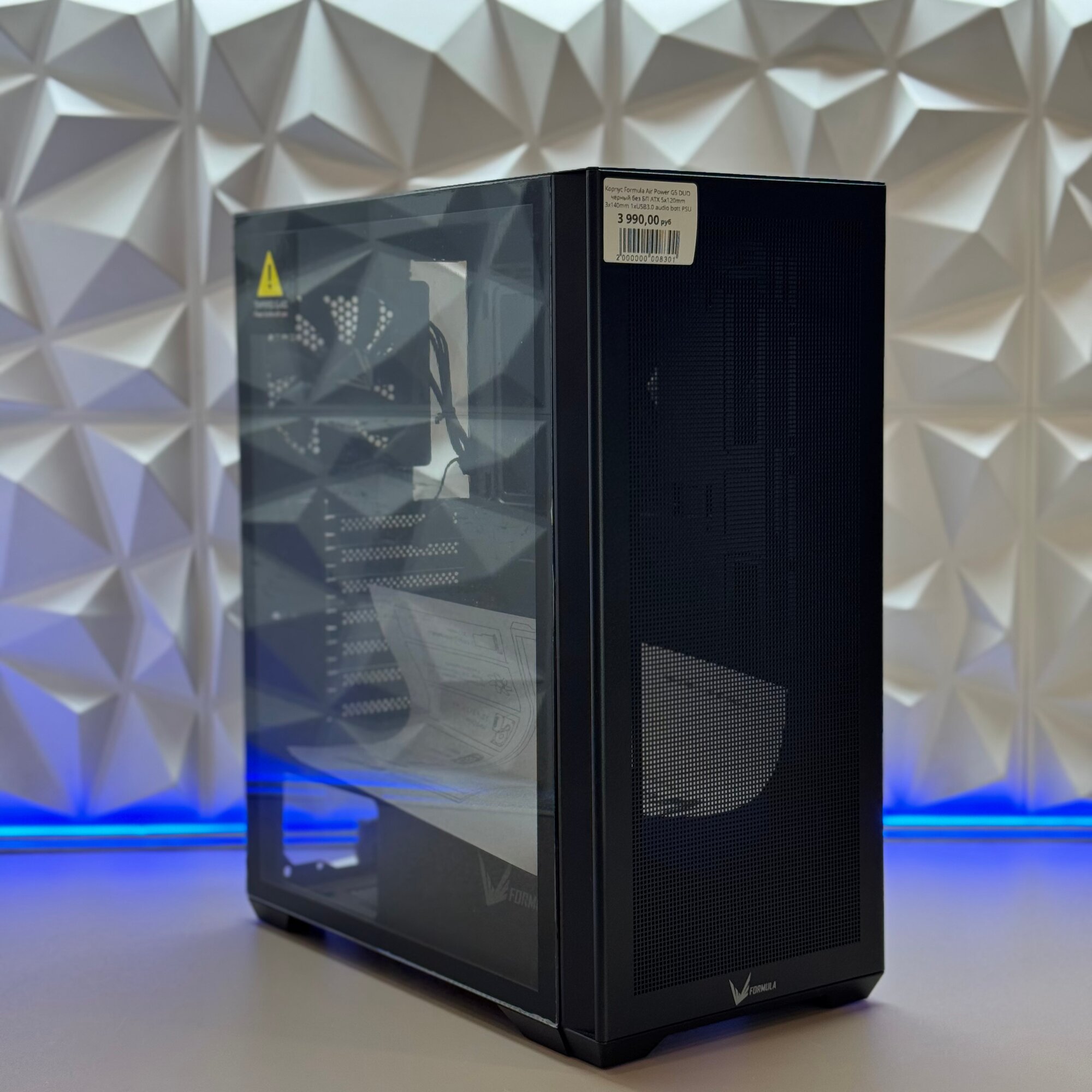 Корпус Formula Air Power G5 DUO черный без БП ATX 5x120mm 3x140mm 1xUSB3.0 audio bott PSU