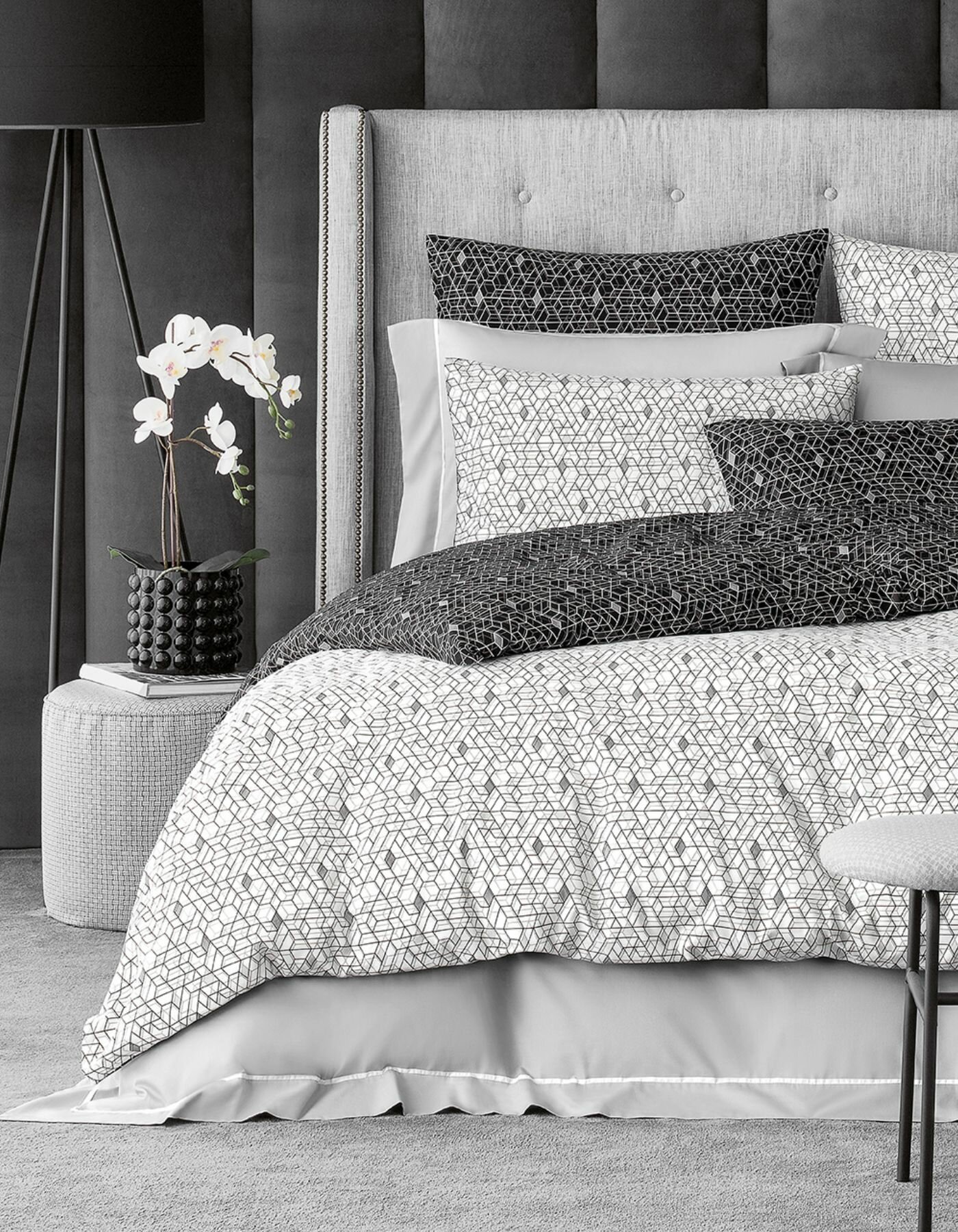 Togas Комплект постельного белья полуторный "Бейкер" 145x200/180x220/50x70-2 сатин, хлопок