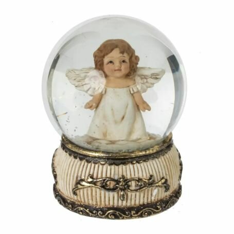 Новогодняя фигурка Ангел 936368 9 см белый