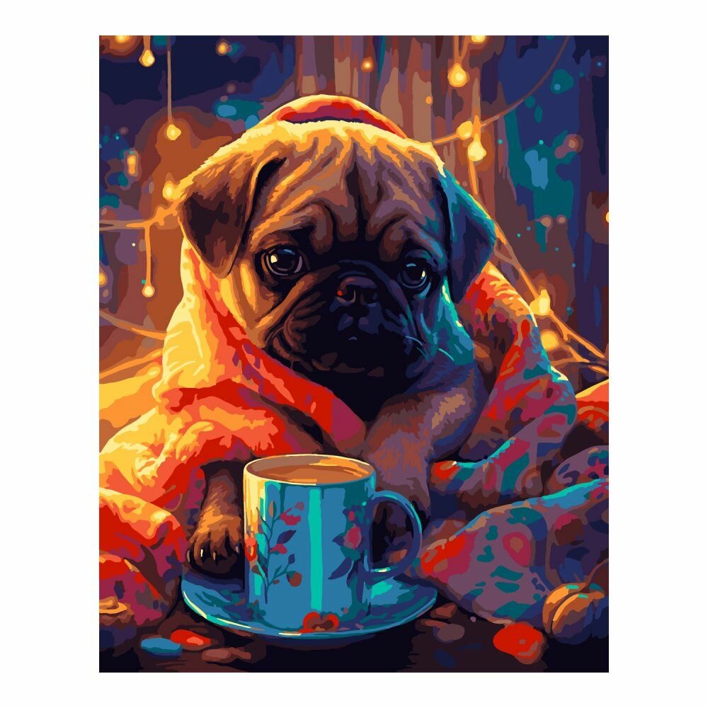 Картина по номерам Почувствуй себя художником Домашний уют 400х500мм лори