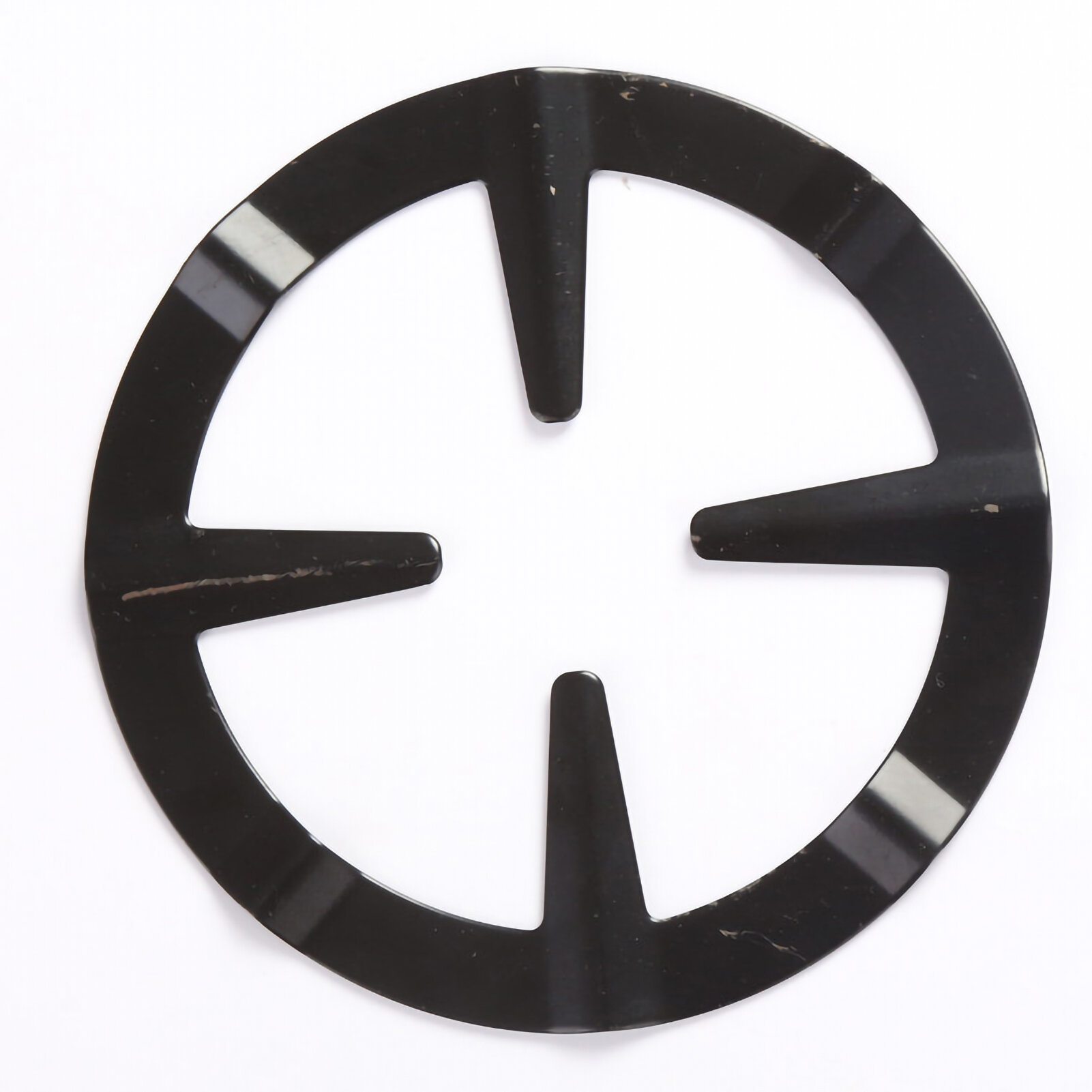 Мока-горшок с кольцом-воком, устойчивый, нескользящий, экологически чистый, чугунный, мока-горшок, газовая плита, стойка для кофе, черная посуда