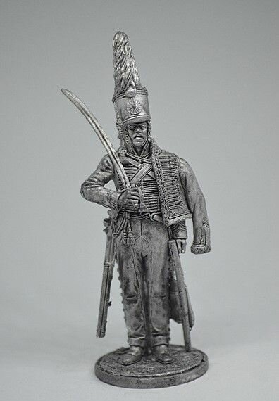 Оловянный солдатик Рядовой Белорусского гусарского полка. Россия, 1805-06 гг. Наполеоновские войны
