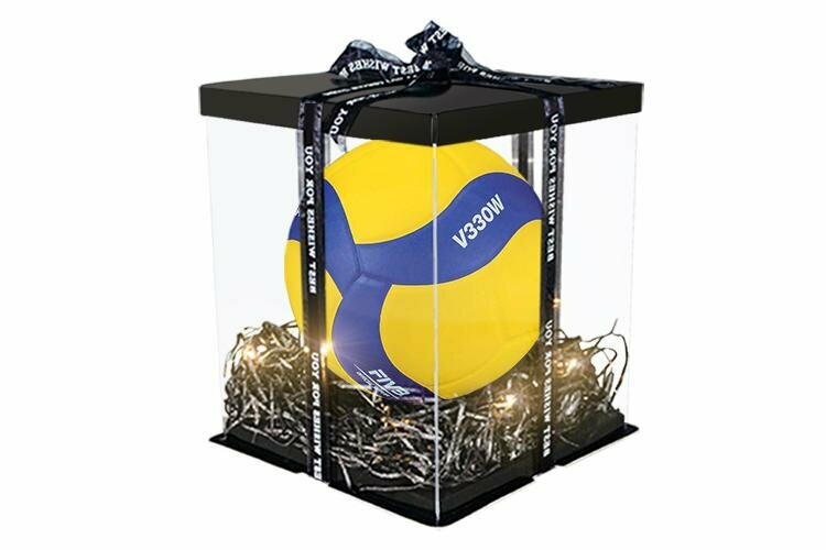 Волейбольный мяч унисекс MIKASA PU, желто-синий, размер 5, цвет multicolor