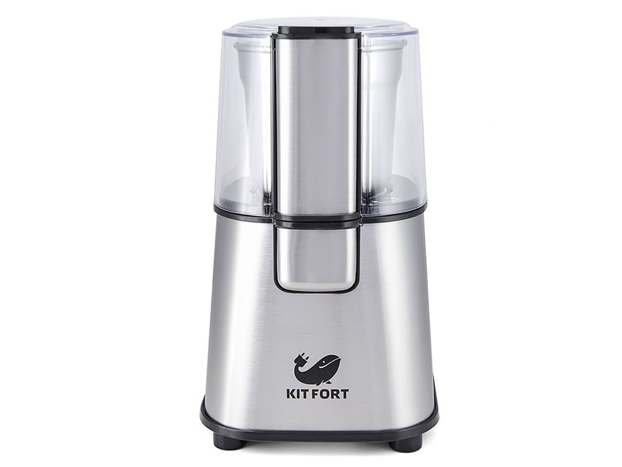 Кофемолка Kitfort КТ-1315, 180Вт, ротационный нож, серебристый