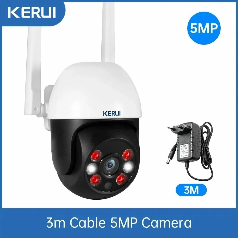 KERUI Камера видеонаблюдения wifi уличная 5MP
