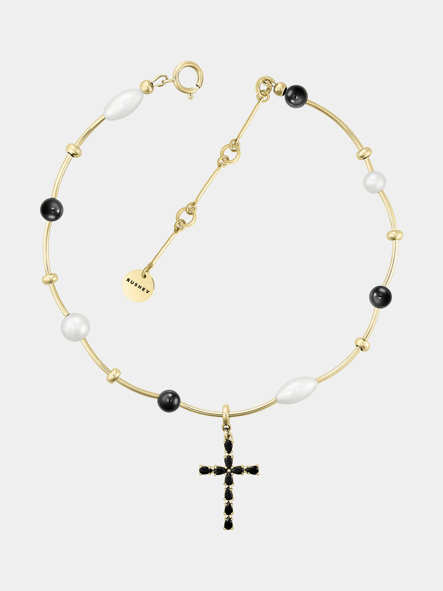 Колье, фианит, агат