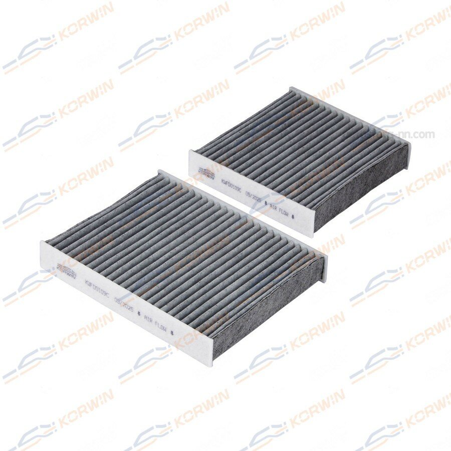 KORWIN KWFD0109C Фильтр салона угольный Citroen C3 II-III 09-/DS3 09-/Peugeot 207 06-/208 12-