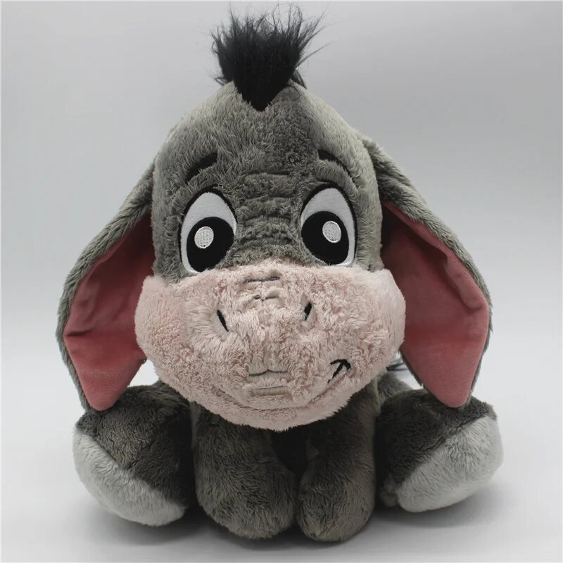 1 шт, 28 см, мультяшный серый Eeyore, Ослик, вещи, животные, мягкая плюшевая игрушка, кукла, подарок на день рождения, для детей и девочек, друзей