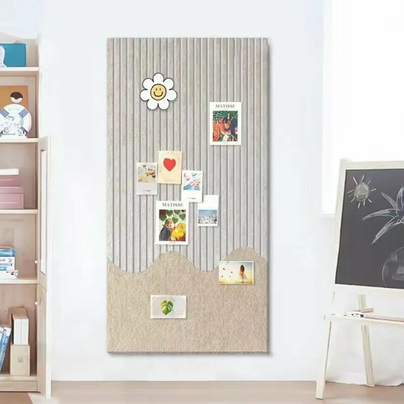 Bойлочная плита, Доска для заметок на стену из ЭКО-войлока, Фетровая фотостена