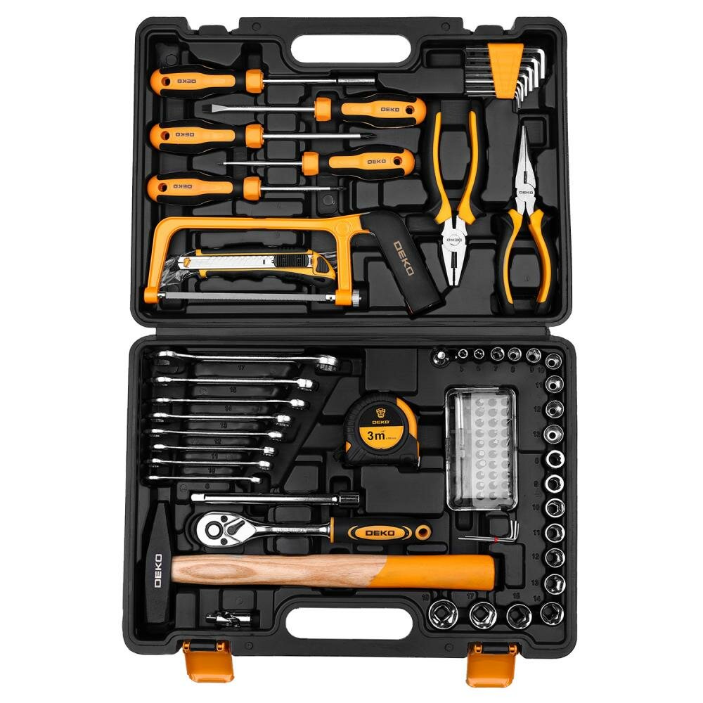 Профессиональный набор инструмента для дома и авто в кейсе DEKO DKMT89 PRO (89 предметов) 085-2009