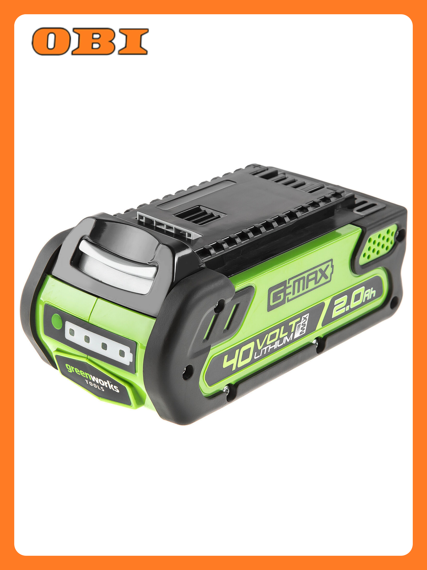 Аккумулятор Greenworks G-MAX G40B2 40 В 2 Ач