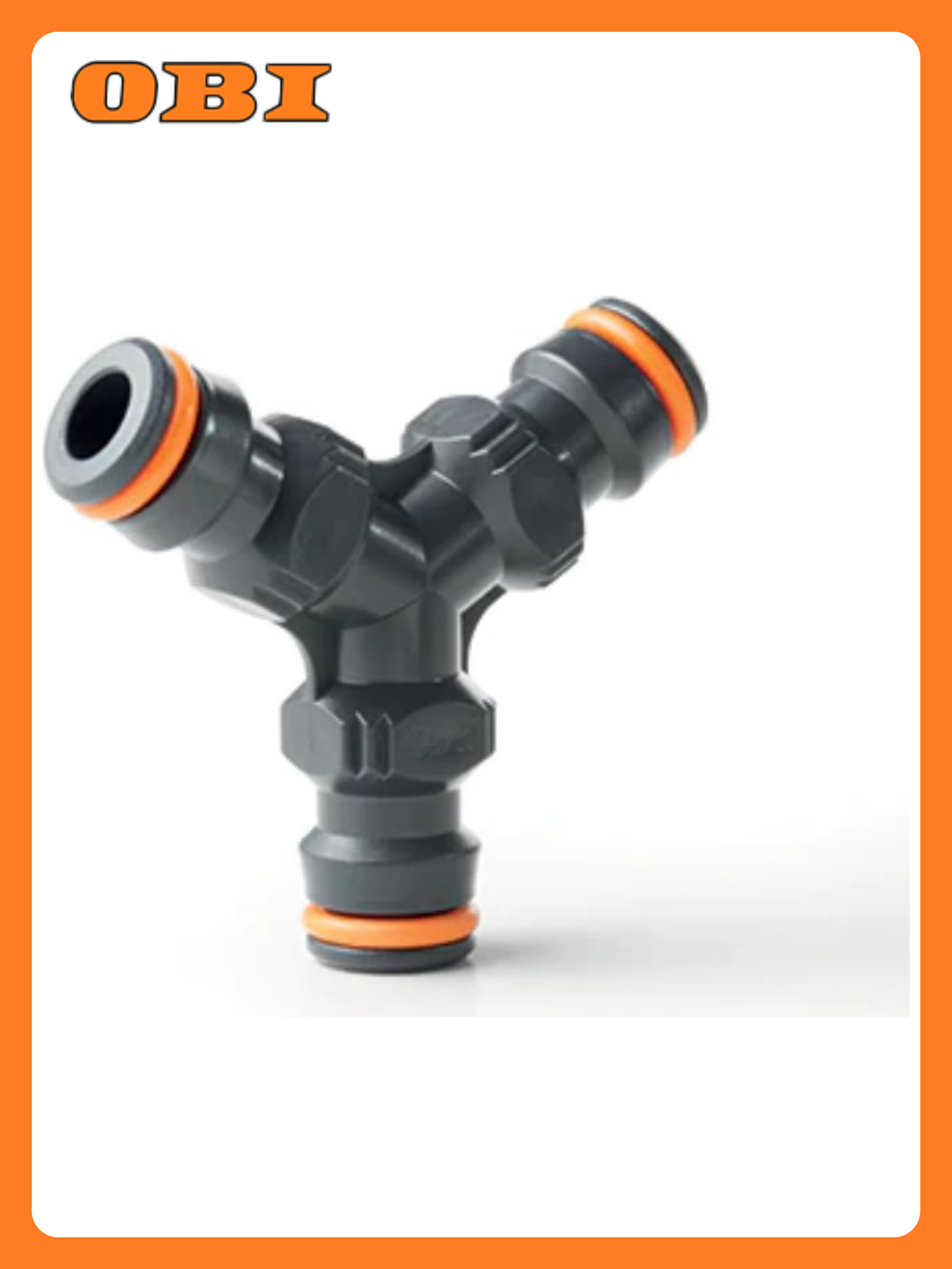 Муфта соединительная GF GF80005451, тройная, пластик, быстроразъемное соединение