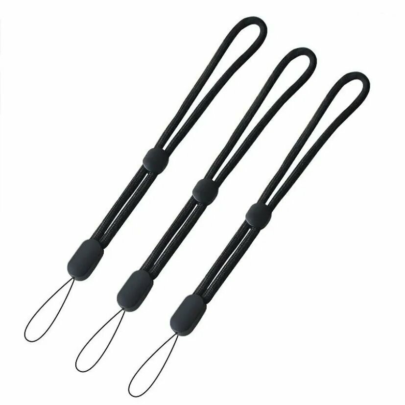 Тканевый шнурок для телефона и наушников / Ремешок на руку / эластичный ланъярд на запястье