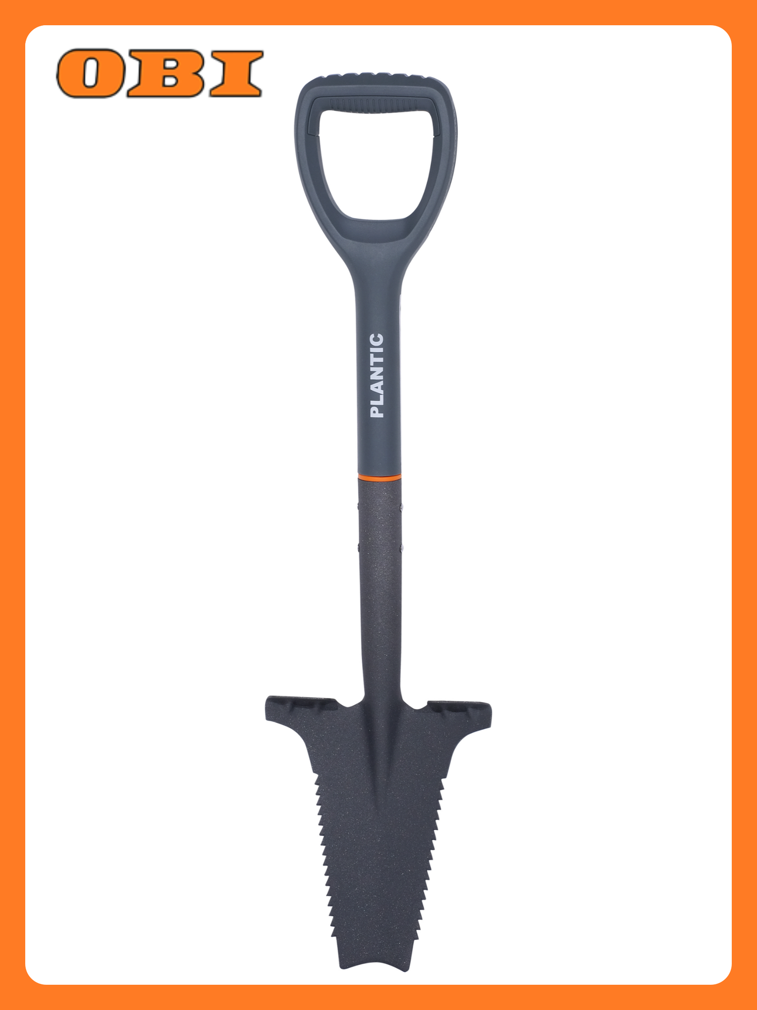 Лопата Plantic PRO, для корчевания, углеродистая сталь, с рукояткой, 76x19,5 см