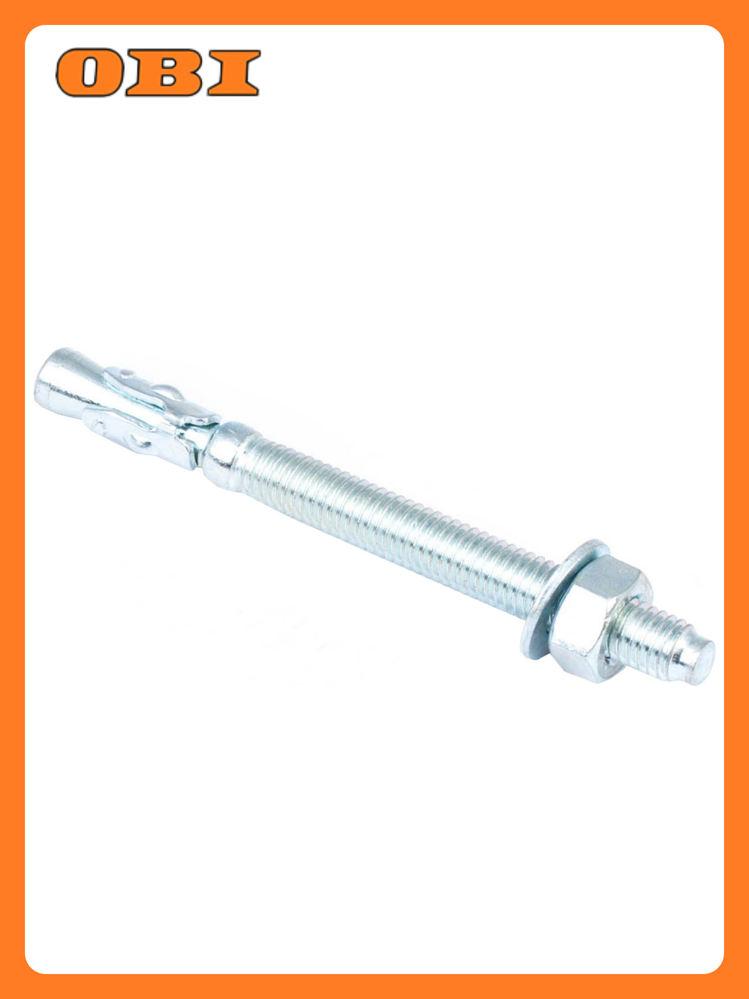 Анкер-клин Стройбат, для полнотелых материалов, сталь, 8x115мм