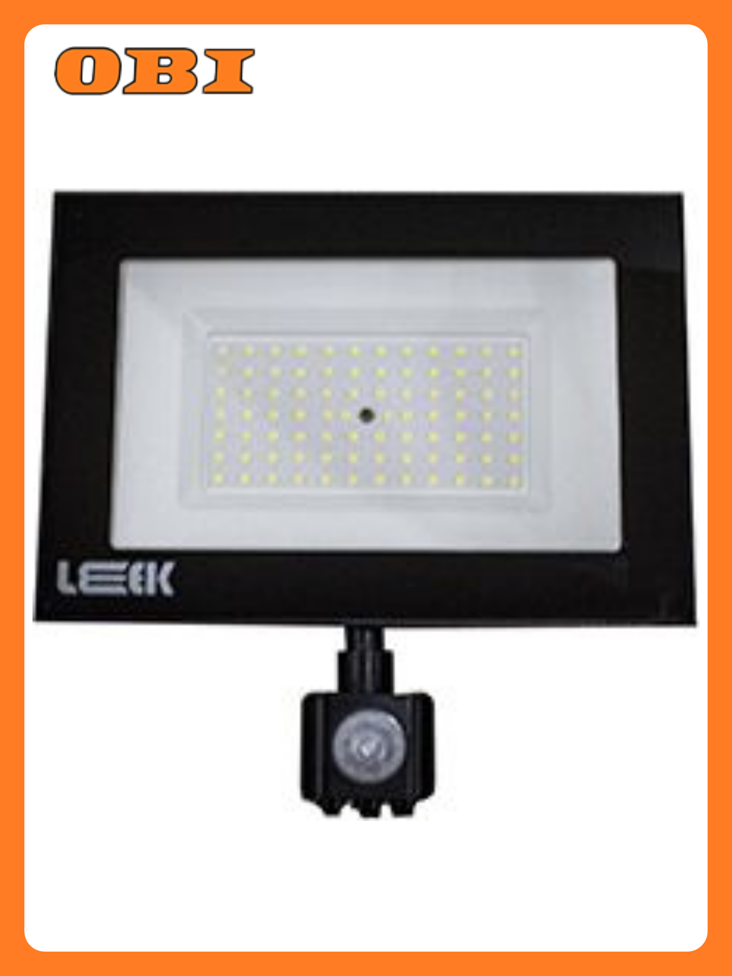 Прожектор с/д LE LED FL IR 100W BLACK (1/10) IP65 холодный белый (с сенсором)