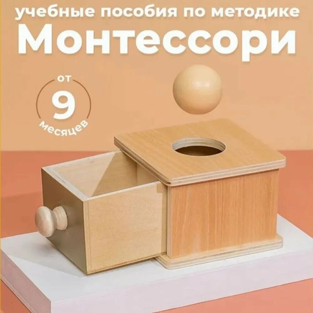 Сортер для малышей Монтессори из дерева для развития моторики Обучающая игра Развивающий набор
