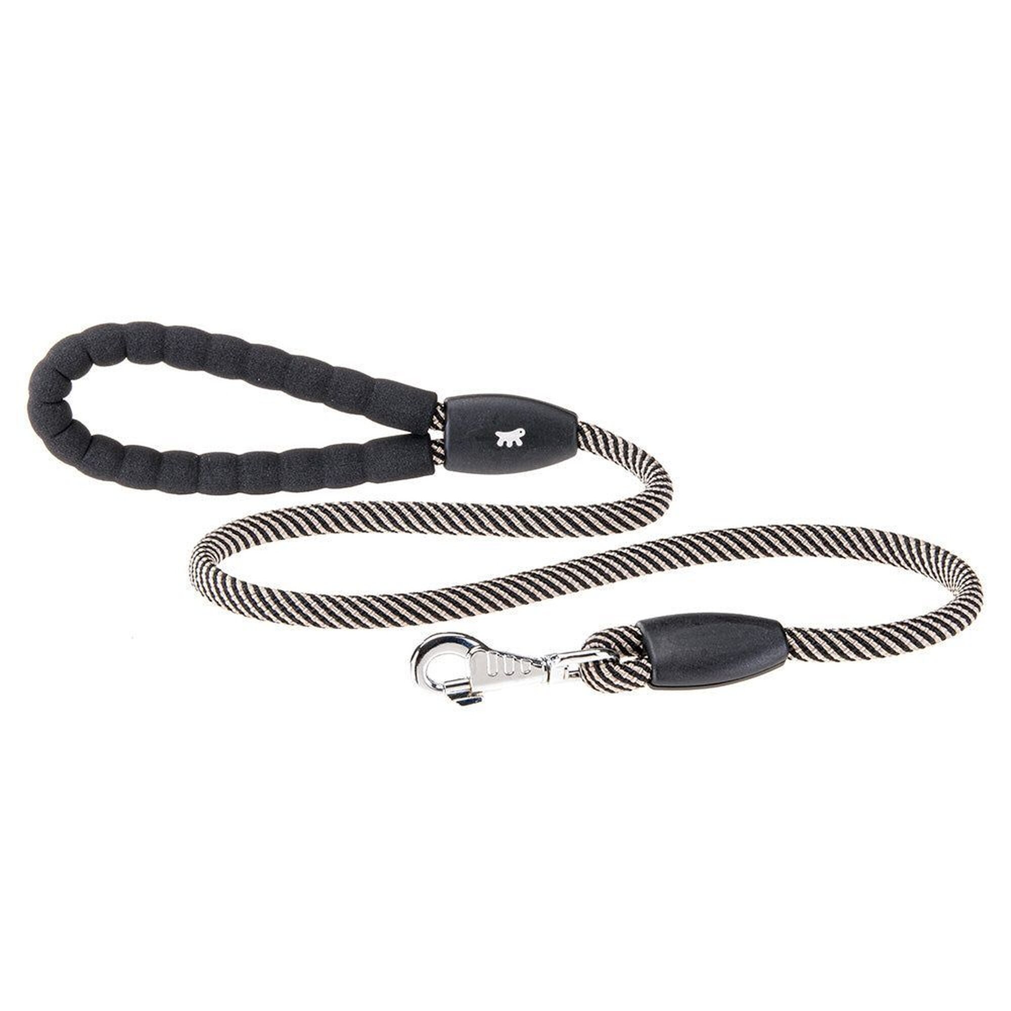 Поводок для собак Ferplast SPORT EXTREME G13/120 круглого сечения с мягкой ручкой, коричнево-чёрный, 120 см