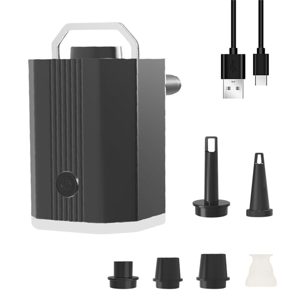 Электрический Вакуумный Насос для Вакуумного Упаковщика Сумка Для Хранения Портативных Беспроводных Воздушных Насосов Небольшой Передвижной Электрический Насос с подсветкой