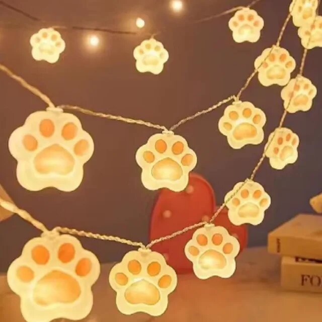 Милые гирлянды Hello Kitty, USB-светильники для спальни, домашний декор, светящиеся модели персонажей аниме, игрушки.