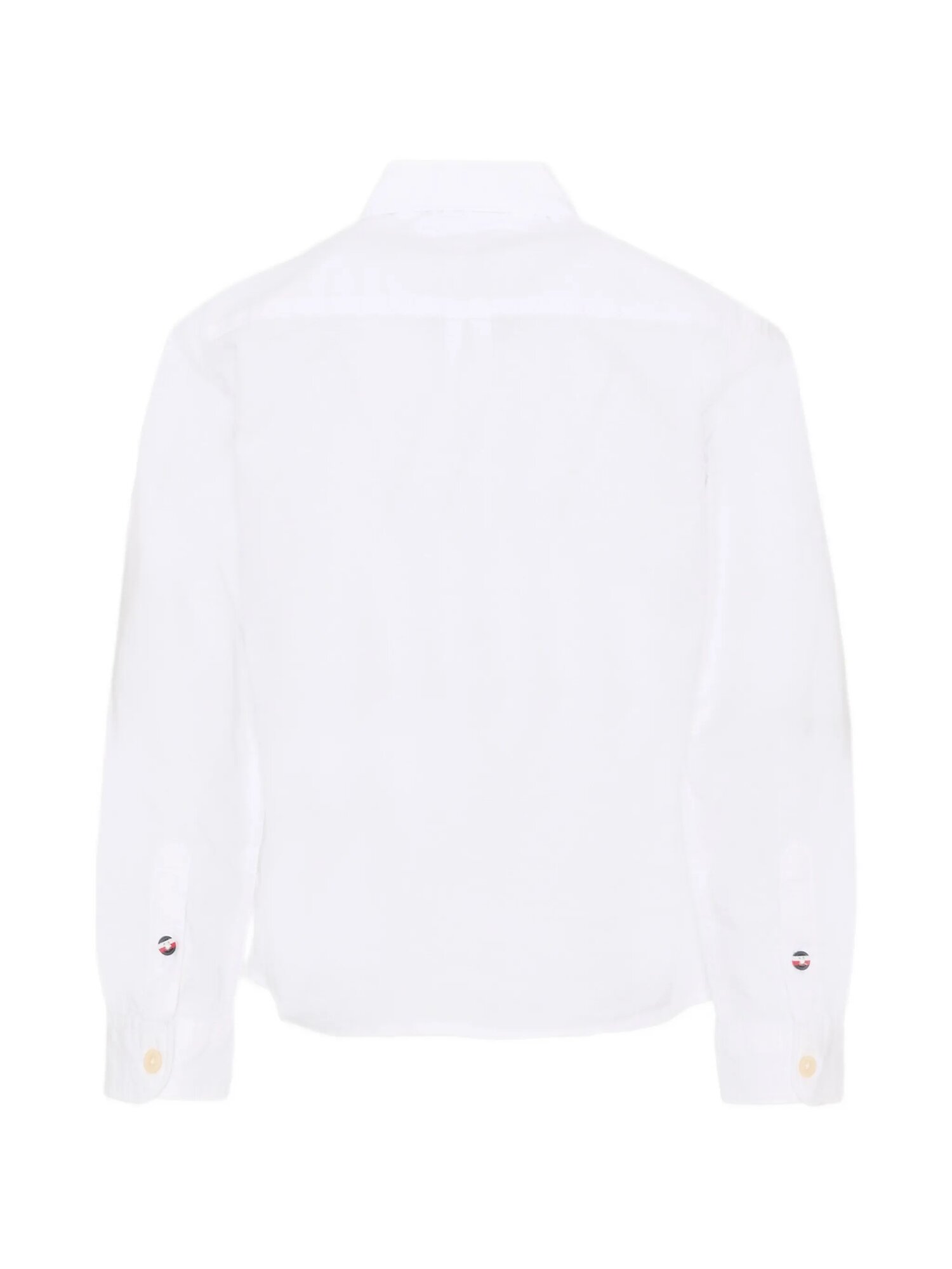 Рубашка TOMMY HILFIGER Oxford, размер 140, бежевый/белый — фото 1