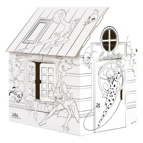 3D-модель из картона ND Play Домик-раскраска Леди Баг