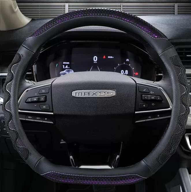 Гелевая накладка на руль для SAIC Maxus, D-форма, очаровательный фиолетовый, противоскользящая, подходит для V70 V90