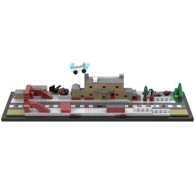 Сборка головоломки Хогвартс MOC-31632 Гарри Поттер Экспресс строительные блоки вокзала