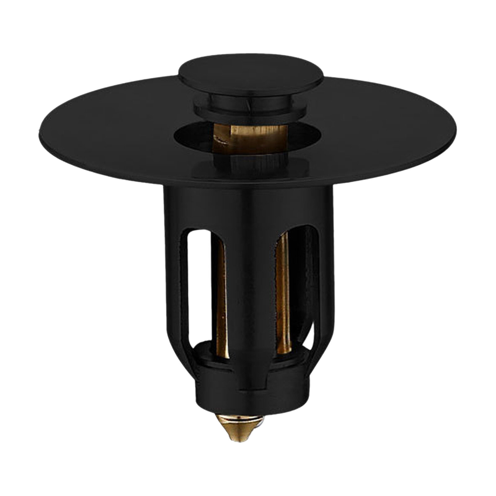 Дренажный Фильтр: Нержавеющая Сталь и Латунь, Ловушка для Волос, Легкая Установка Без Инструментов - Регулируемое Уплотнение, Поп-Ап Пробка для Ванной Раковины