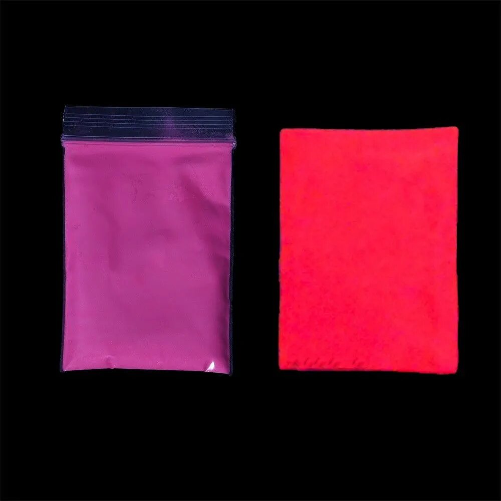 Люминофор порошок светящиеся в темноте светящийся 10 гр, цвет розовый