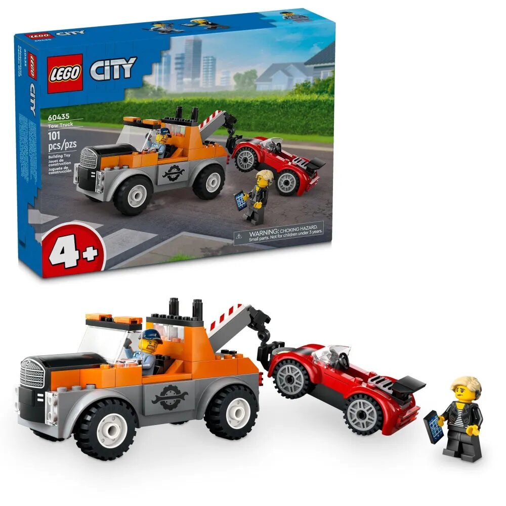 LEGO City 60435 дорожно-спасательная машина и спортивная машина, игрушки из строительных блоков