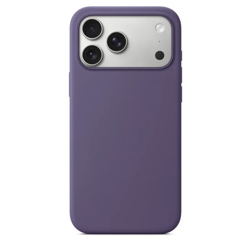 Чехол для iPhone 17 Pro серии из мягкого силикона, цвет «Фиолетовый», 1 шт.