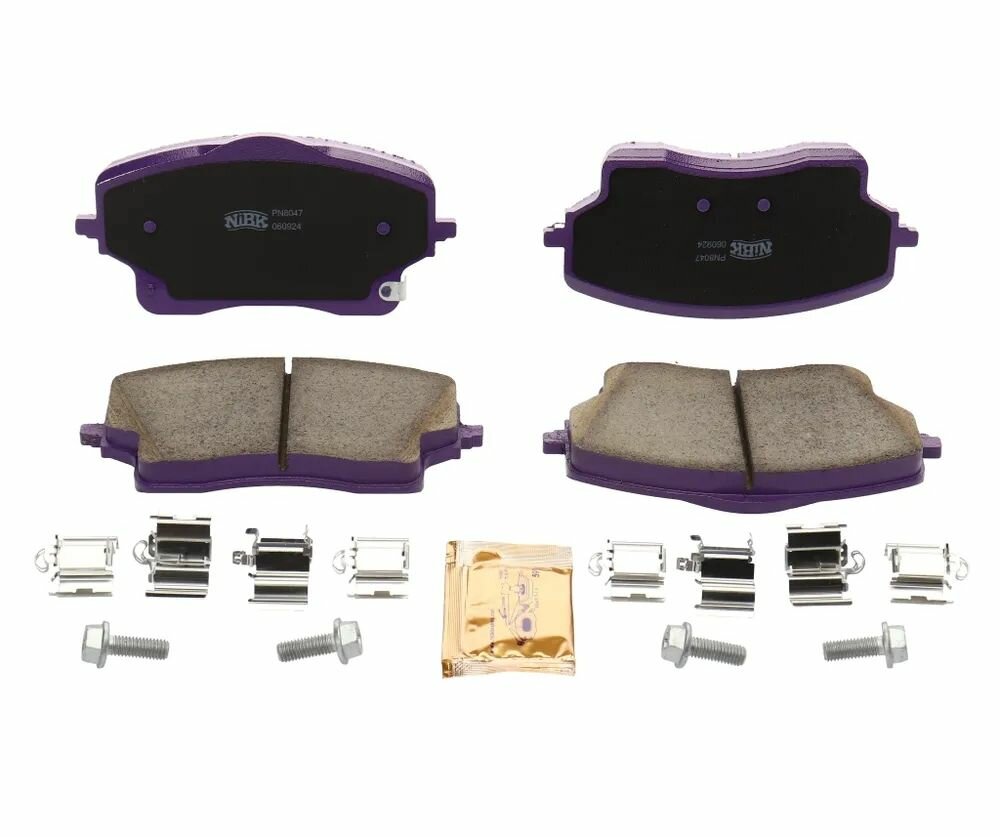 Колодки тормозные Fr GEELY Monjaro 2,0 2021- NIBK PN8047